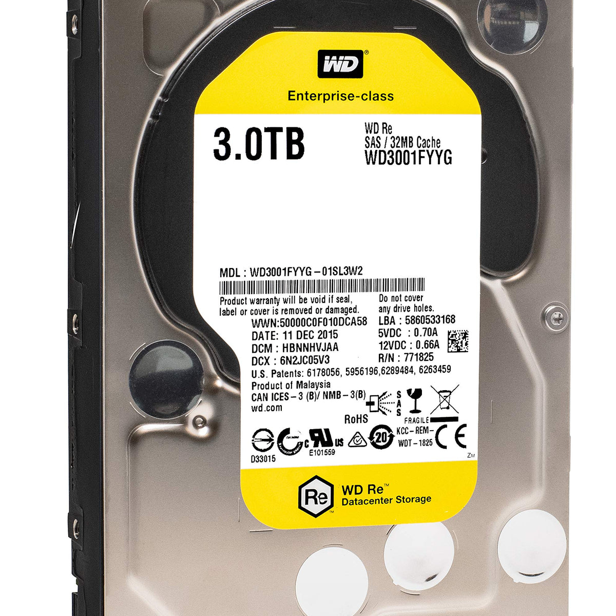 Western Digital 3TB WD3001FYYG SAS Hard Drive – Eteklaptop