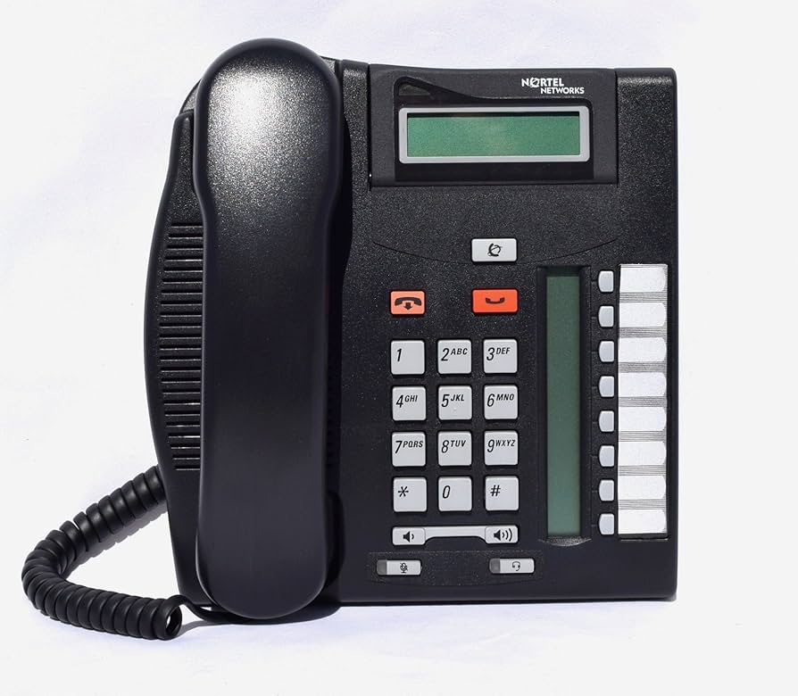 Téléphone numérique Nortel Avaya T7208 (NT8B26) couleur anthracite ...